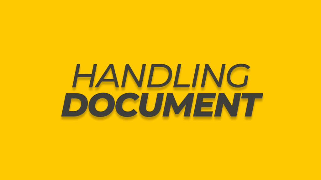 Handling Document - AMR Partnership